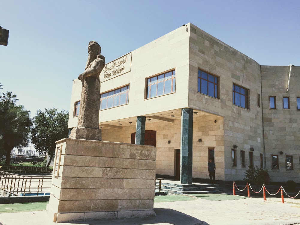A statue of Nabu, the 8th century BCE Assyrian god of wisdom, stands ...